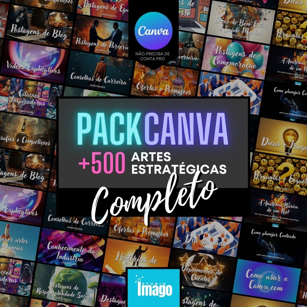 PackCanva - Completo - Studio Imago